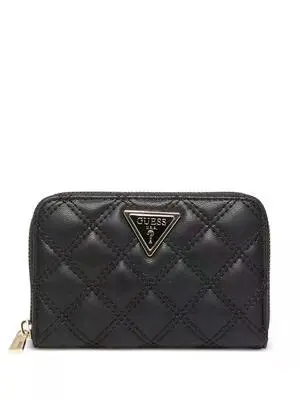 Guess Giully Logo-plaque Wallet - Black