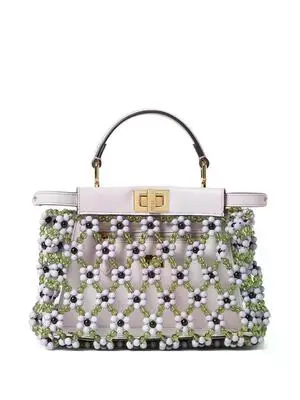 Fendi Mini Peekaboo Beaded Tote
