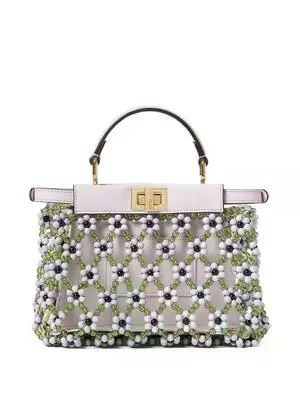 Fendi Mini Peekaboo Beaded Tote