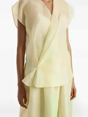 Khaite Wrap Top - Neutrals