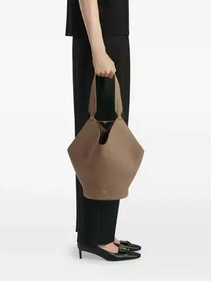 Khaite Small Lotus Tote - Neutrals
