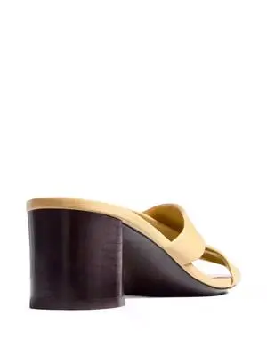 Khaite Liria Block Heel Sandals - Neutrals