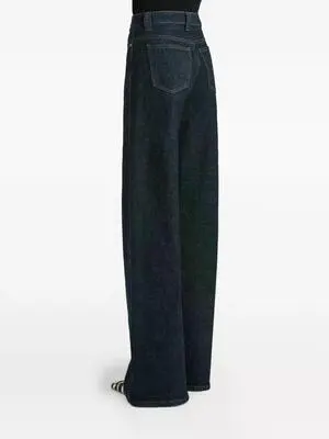 Khaite Dane Stretch Wide-leg Jeans