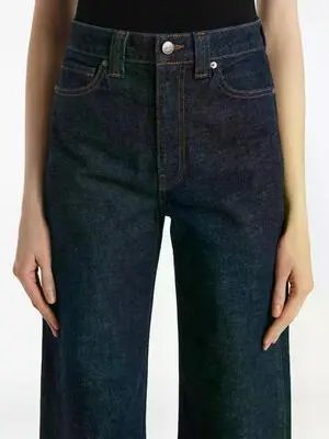 Khaite Dane Stretch Wide-leg Jeans