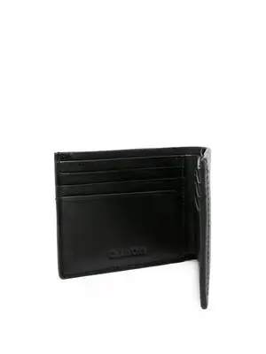 Calvin Klein Logo-plaque Bi-fold Leather Wallet