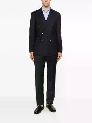 BOSS Double-breasted Virgin Wool Suit