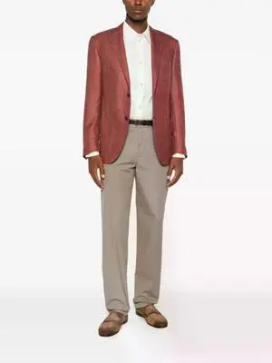 Corneliani Single-breasted Blazer - Red