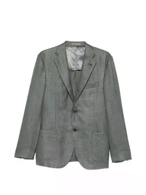 Corneliani Single-breasted Blazer - Green