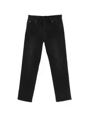 Emporio Armani Black Wash Jeans For Men