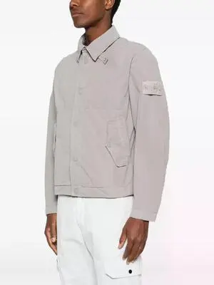 Stone Island Logo Patch Shirt Jacket