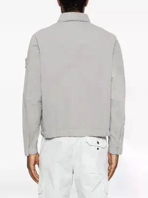 Stone Island Logo Patch Shirt Jacket