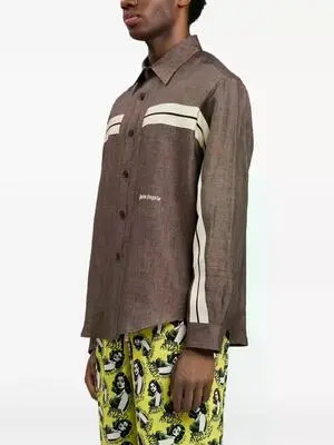 Palm Angels Logo-embroidery Track Shirt
