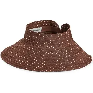 San Diego Hat Polka Dot Roll-up Visor