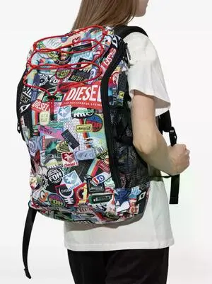 DIESEL® Logo-patch Drawstring Backpack