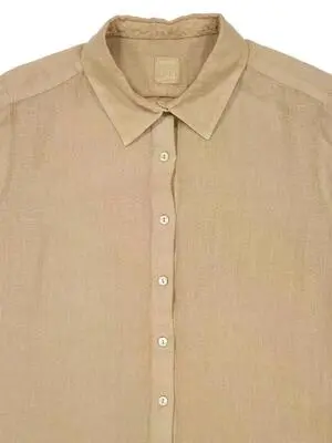 120% Lino Savana Long-sleeve Shirt - Neutrals