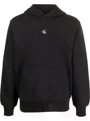 Calvin Klein Logo-print Hoodie - Black