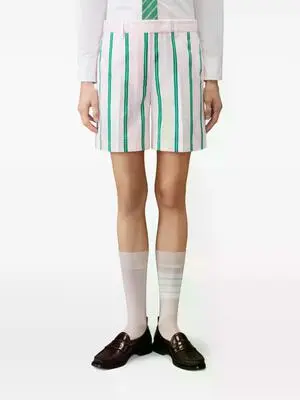 Thom Browne Striped Poplin Shorts