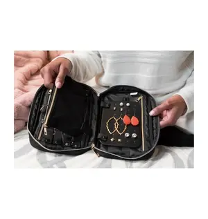 MS. JETSETTER Travel Jewelry Organizer | Travel Accessories - Black