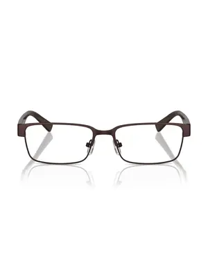 A|X ARMANI EXCHANGE Armani Exchange Rectangle Full Rim Eyeglasses - Brown
