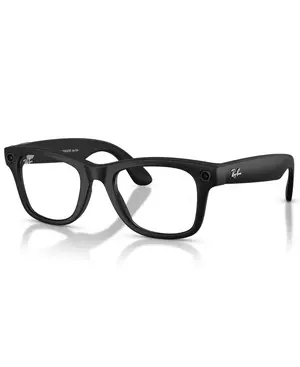 RAY-BAN META Wayfarer Eyeglasses - Black