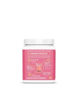 SUNWARRIOR Plant-based Prebiotic Fiber Blend Powder | Probiotic Enzymes Sunfiber Soy Free Sugar Free Gluten Free Dairy Free | Strawberry Cooler 30 Ser