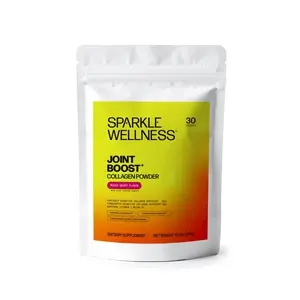SPARKLE WELLNESS Joint Boost -serves Collagen Powder Supplement With Fortigel & Tendoforte Collagen Peptides & Calcium Ascorbate Vitamin C | Supports Joint Health - Mixed Berry