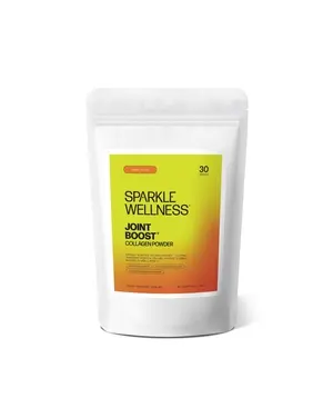 SPARKLE WELLNESS Joint Boost -serves Collagen Powder Supplement With Fortigel & Tendoforte Collagen Peptides & Calcium Ascorbate Vitamin C | Supports Joint Health - Orange