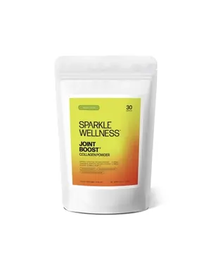 SPARKLE WELLNESS Joint Boost -serves Collagen Powder Supplement With Fortigel & Tendoforte Collagen Peptides & Calcium Ascorbate Vitamin C | Supports Joint Health - Tropical