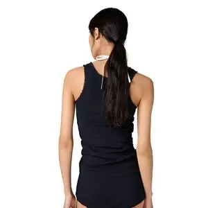 Miu Miu Garment-dyed Cotton Tank Top