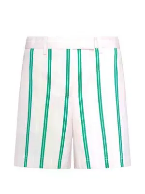 Thom Browne Striped Poplin Shorts - Pink