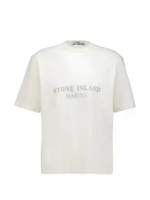 Stone Island 2100017 Combed Organic Cotton Jersey S.i. Marina T-shirt