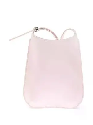 Jacquemus Bisou Phone Leather Crossbody Bag - Pink