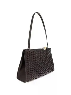 Jacquemus Salon Woven Leather Shoulder Bag - Brown