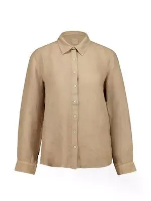 120% Lino Savana Long-sleeve Shirt - Neutrals