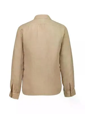 120% Lino Savana Long-sleeve Shirt - Neutrals