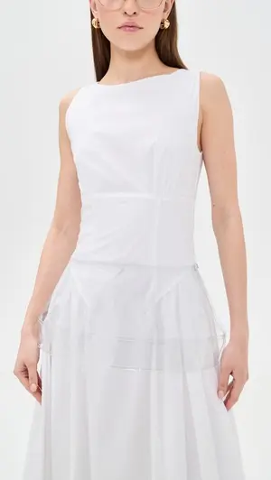 Tibi Pvc Peplum Belt