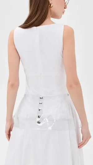 Tibi Pvc Peplum Belt