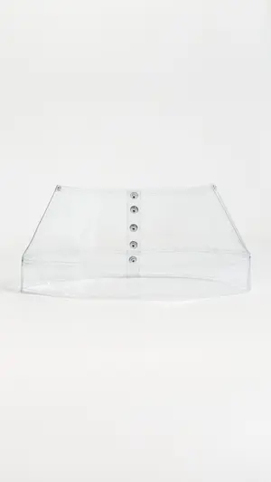 Tibi Pvc Peplum Belt