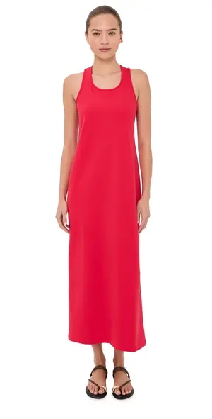Tibi Ultra Stretch Knit Sleeveless Maxi Dress