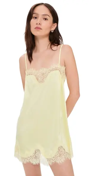 KAT THE LABEL Olivia Slip - Limoncello