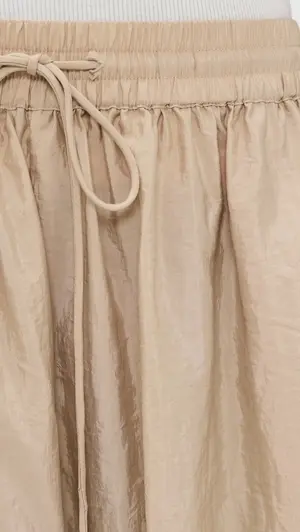 Cinq À Sept Tumbled Woven Verne Balloon Pants - Khaki