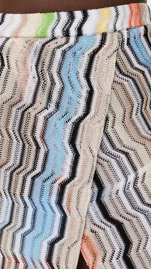 Missoni Chevron Patterned Knit Mini Skirt