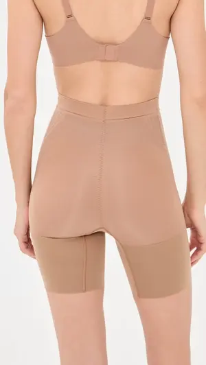 Spanx Sculpt Gofigure Mid Thigh Shorts - Cinnamon
