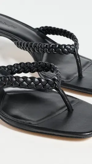 FAVORITE DAUGHTER Sutton Leather Sandals - Black