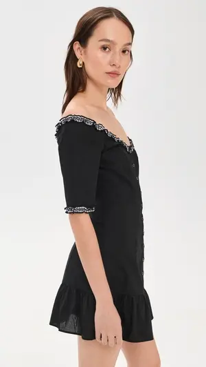 Frankies Bikinis Poplin Mini Dress