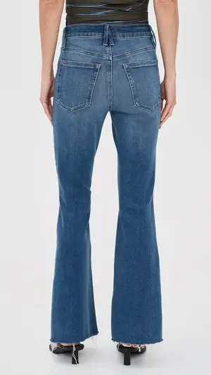 Good American Petite Flare Jeans - Indigo1211