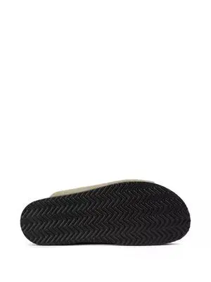 DOUCAL'S Double-strap Suede Sandals - Neutrals