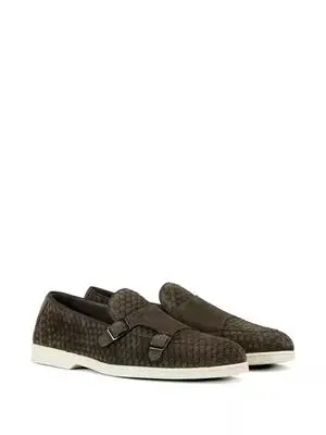 DOUCAL'S Double-buckle Loafers