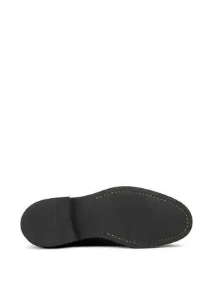 DOUCAL'S Leather Lace-up Shoes - Black