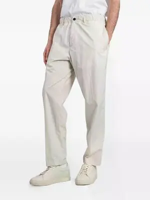 LOW BRAND Drawstring-waist Tapered Trousers